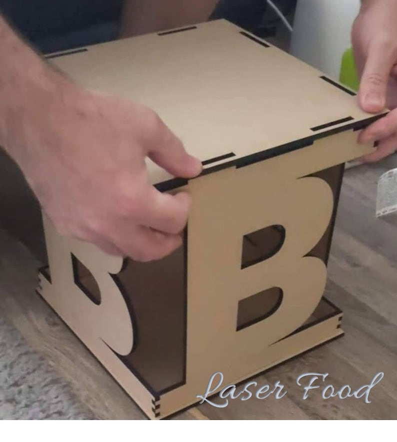 Baby Box Cubes for Baby Shower Laser Cut Files for Laser - Etsy