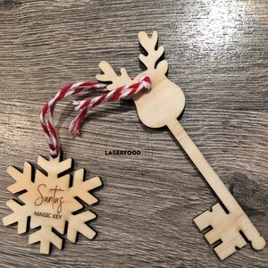 Santa Magic Key for Christmas - Laser Cut Files Digital Svg, Dxf Files ...