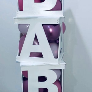 Baby Box Cubes for Baby Shower - Laser Cut Files for Laser Cutting ...