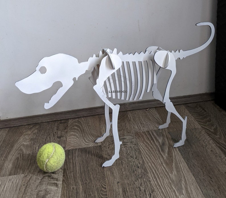 Halloween Dog Skeleton File - Digital Svg and Dxf Files for Crafts ...