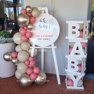 Baby Box Cubes for Baby Shower - Laser Cut Files for Laser Cutting ...