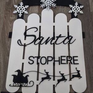 Christmas Sled Decoration Bonus Christmas Embellishments Laser Cut Sled ...