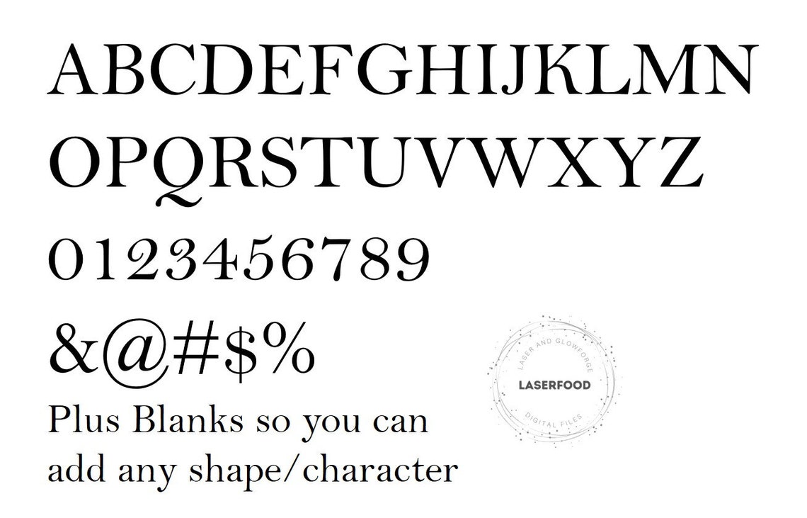 Alphabet + Number Cubes - 15in - Laser Cutting - Parties, Weddings ...