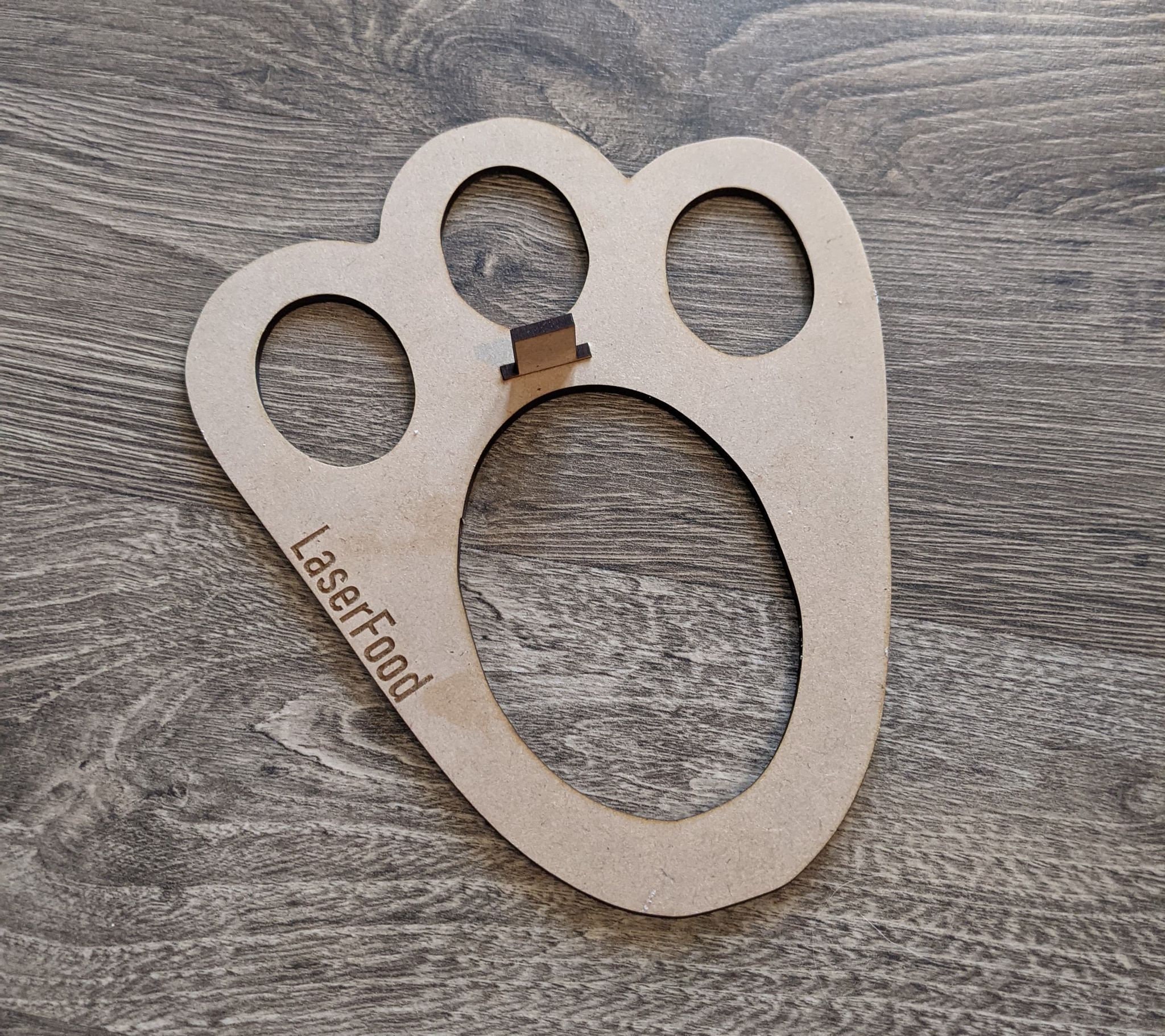 Easter Bunny Rabbit Foot Template Laser Cut Files Digital - Etsy