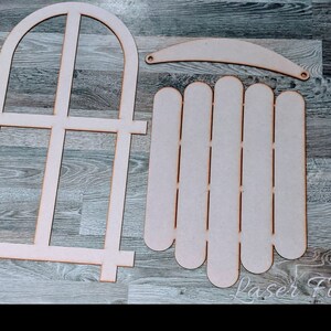 Christmas Sled Decoration Bonus Christmas Embellishments Laser Cut Sled ...