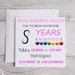 Personalised 7 Years Card - 7th Birthday Keepsake Card - for Him/her ...