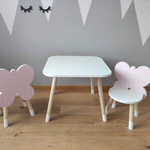 Butterfly Chair and Table Set Toddler Table Set Montessori - Etsy