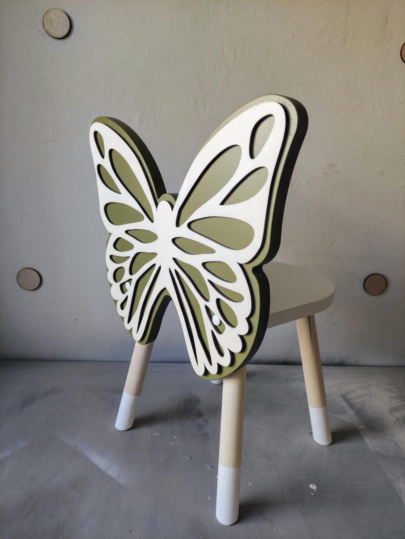 Handmade Butterfly Chair and Table Set: Montessori Toddler Furniture - Etsy