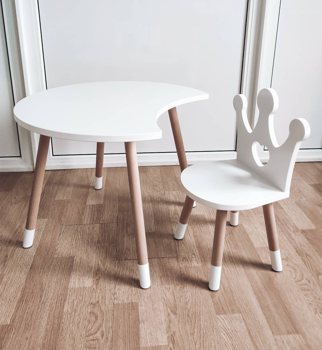 Original Toddler Table and Chair Set/crown Chair/exclusive Toddler ...