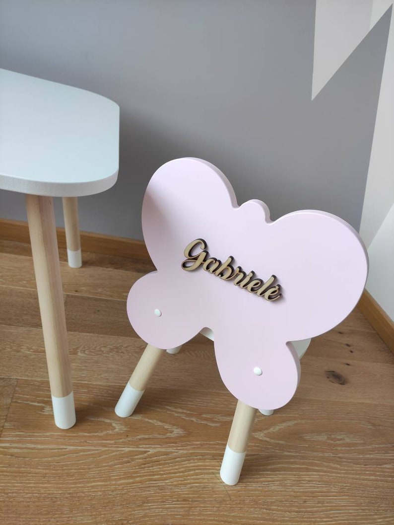 Butterfly Chair and Table Set Toddler Table Set Montessori | Etsy