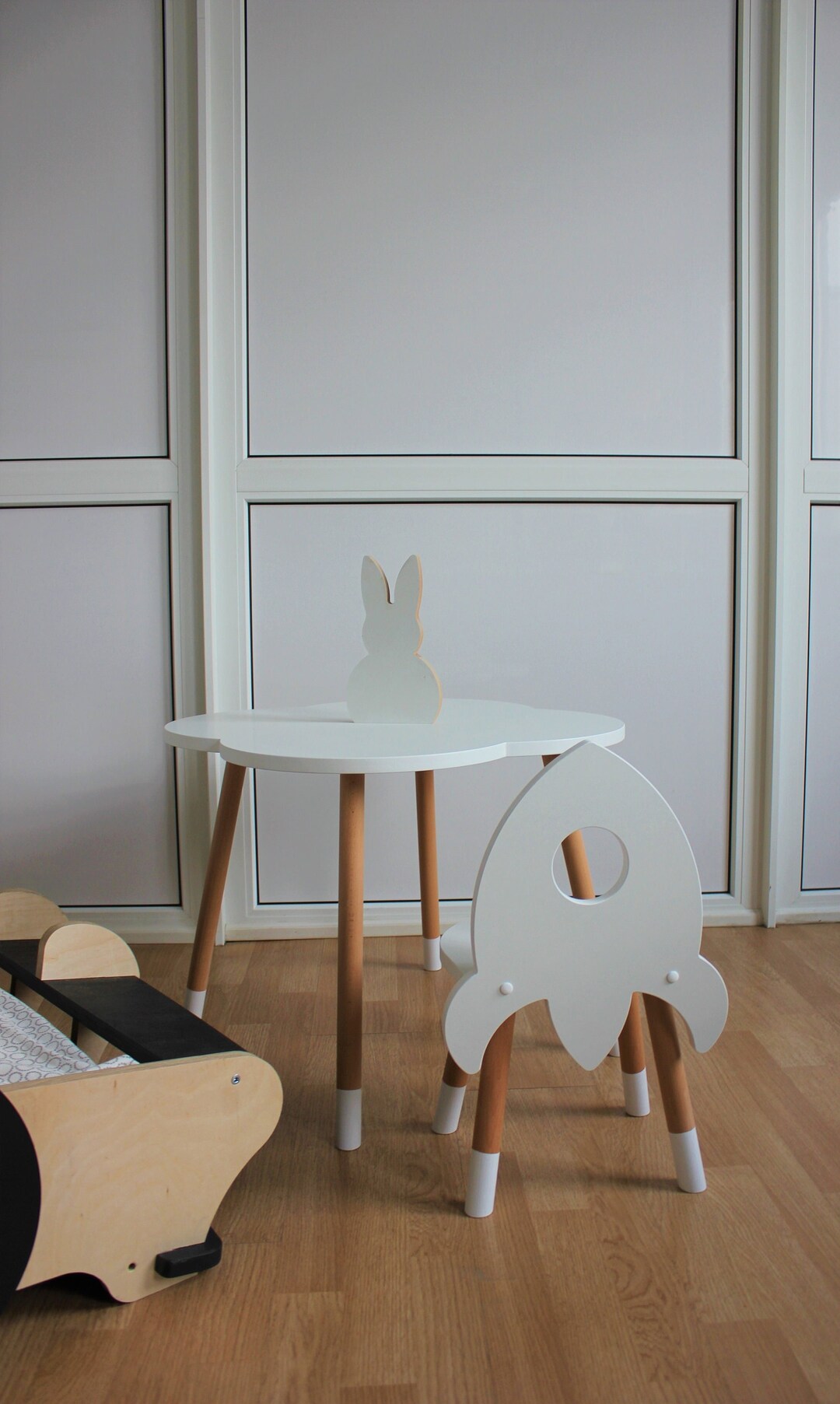 Unique Kids Table and Space Rocket Chairs Set/exclusive Toddler Table ...