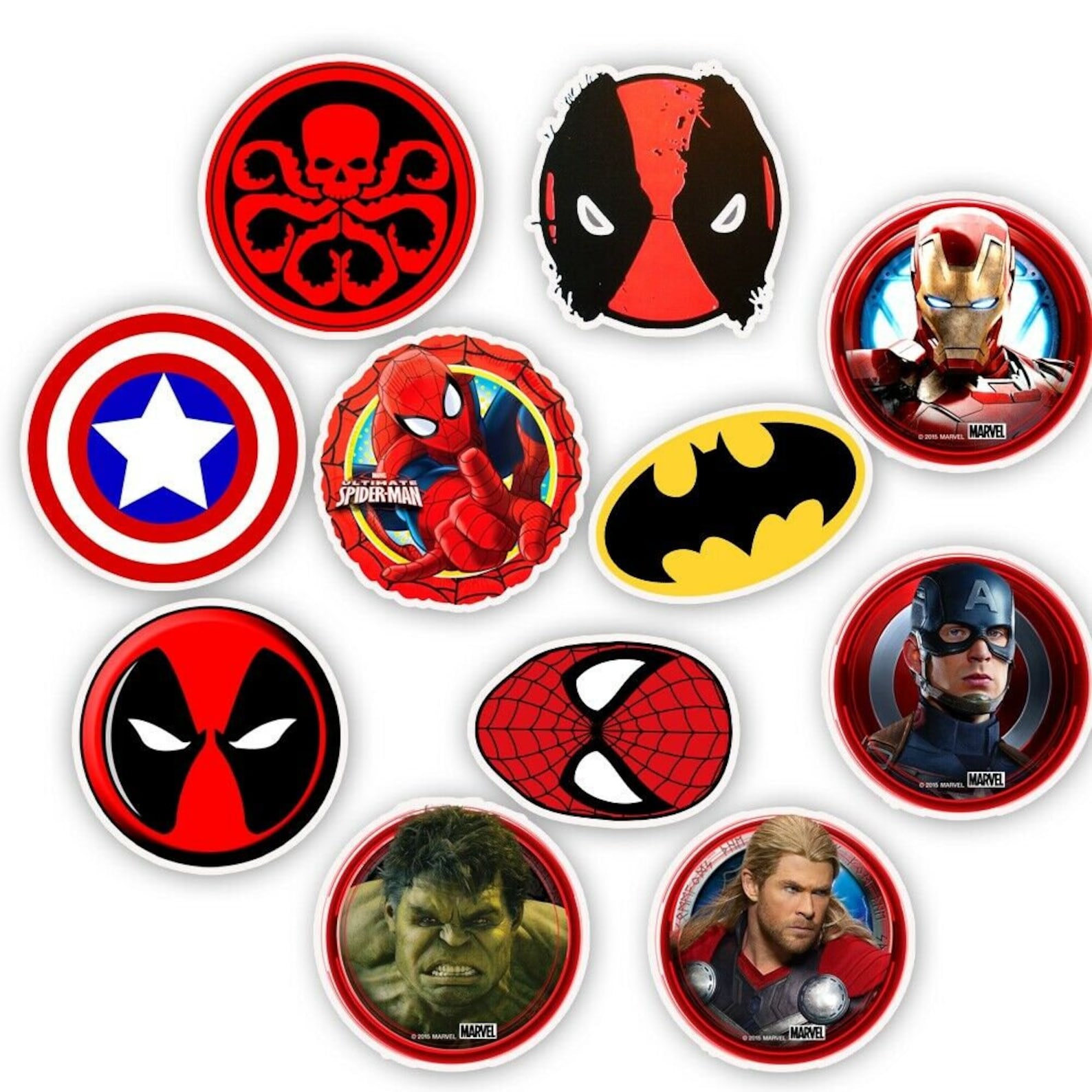 50pcs Super Hero Vinyl Decal Stickers | Etsy