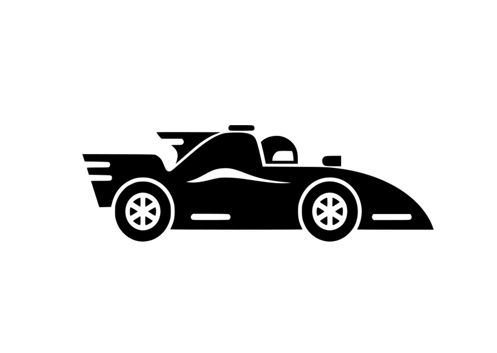 Rennauto digitale Clipart SVG und PNG | Etsy