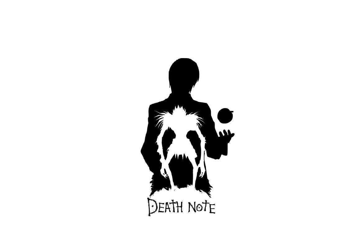 Death note digital clipart SVG and PNG | Etsy