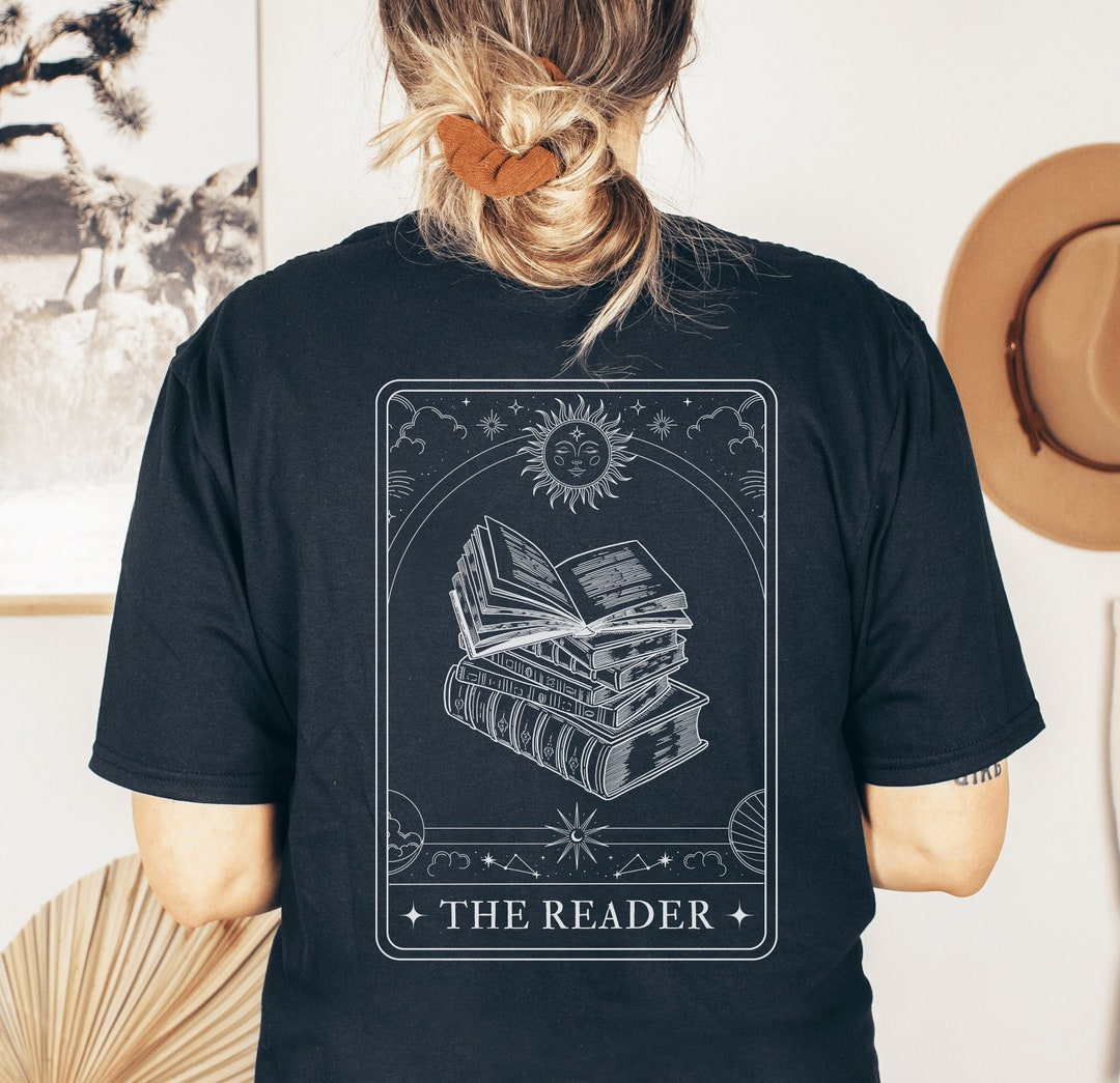The Reader Tarot Card Shirt Book Club Shirt Bookish Shirt Reading Shirt ...