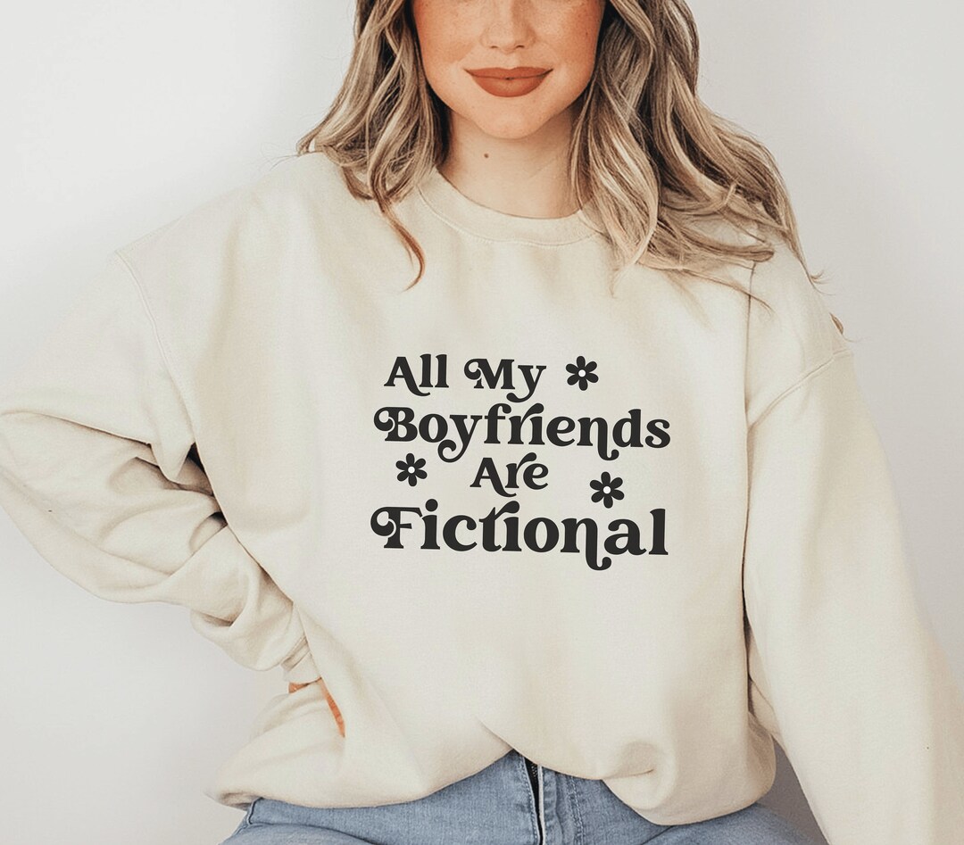 Book Boyfriend Bookish Crewneck Romance Reader Bookish Sweatshirt ...