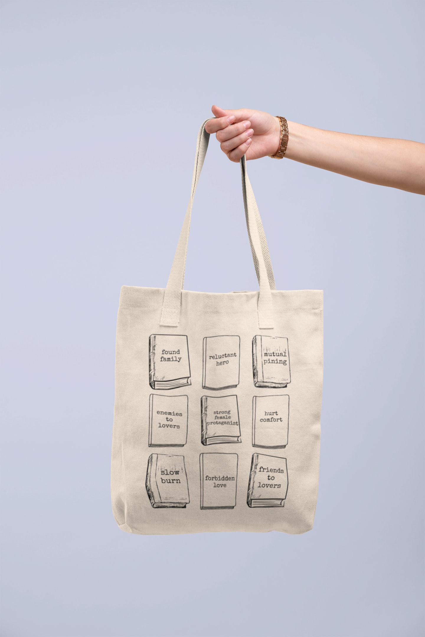 Book Tropes Reading Tote Bag Bookish Tote Bag Trendy Tote Bag Tote Bag ...