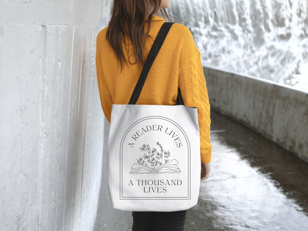 Reading Tote Bag Bookish Tote Bag Trendy Tote Bag Book Tote Bag Library ...