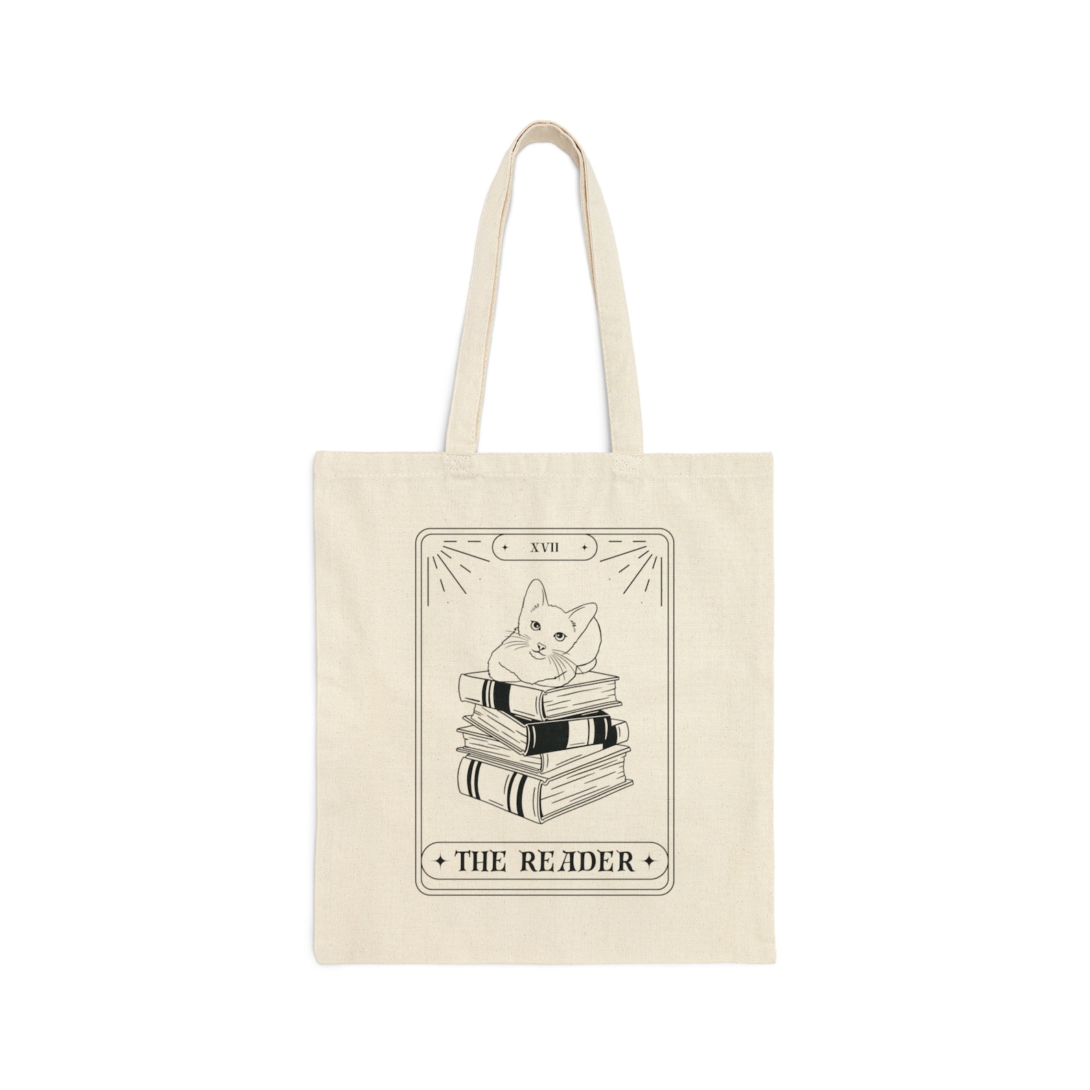 The Reader Cat Tote Bag Bookish Tote Bag Reader Tote Bag Book Tote Bag ...