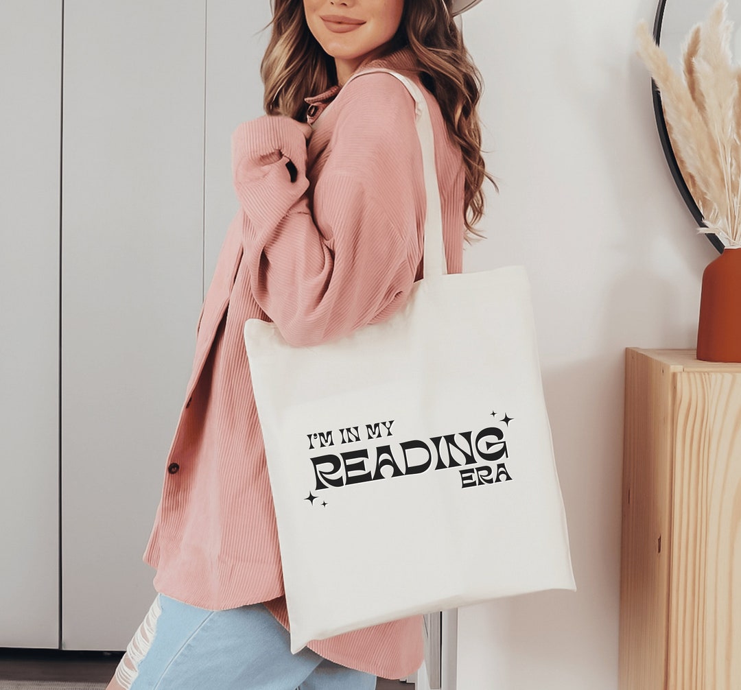 Reading Tote Bag Library Tote Bag Book Tote Bag Literary Tote Bag ...