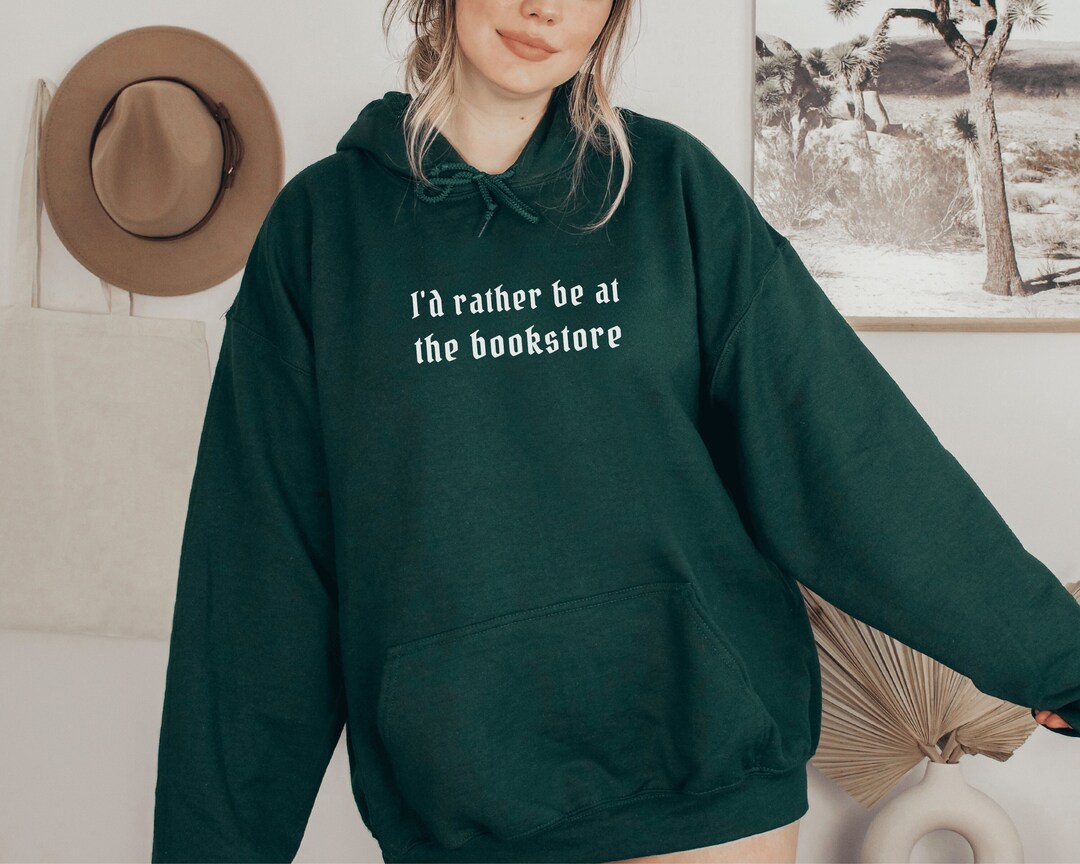 Bookish Hoodie Dark Academia Hoodie Reading Sweatshirt Book Merch ...