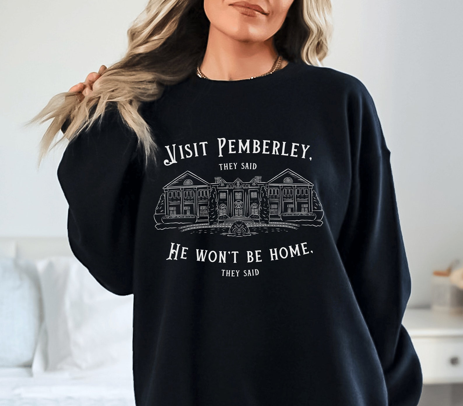 Pride and Prejudice Bookish Crewneck Jane Austen Book Merch Bookworm ...
