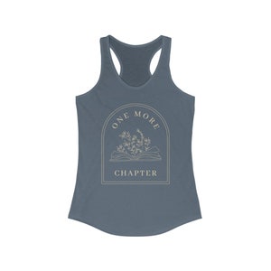 One More Chapter Tank Top Bookish Shirt Academia Clothing Literature ...