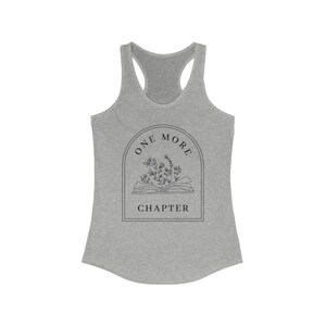 One More Chapter Tank Top Bookish Shirt Academia Clothing Literature ...