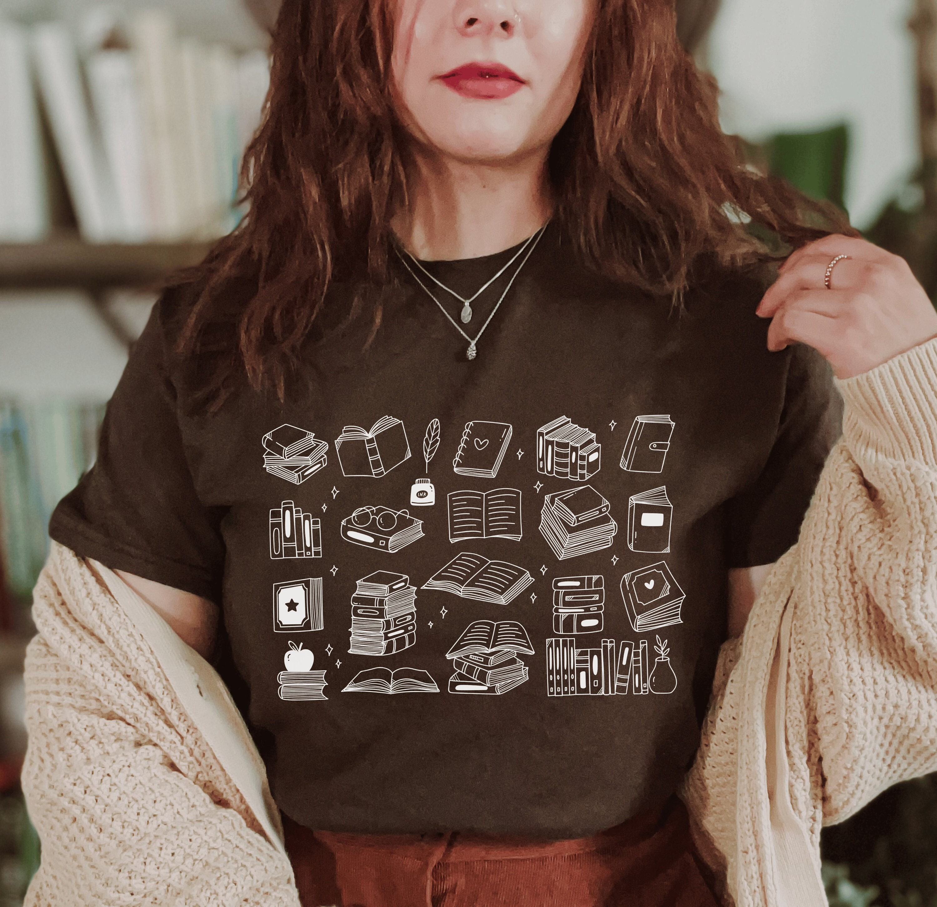 Bookish Shirt Literary Shirt Reading Tshirt Literature Shirt Book Worm ...