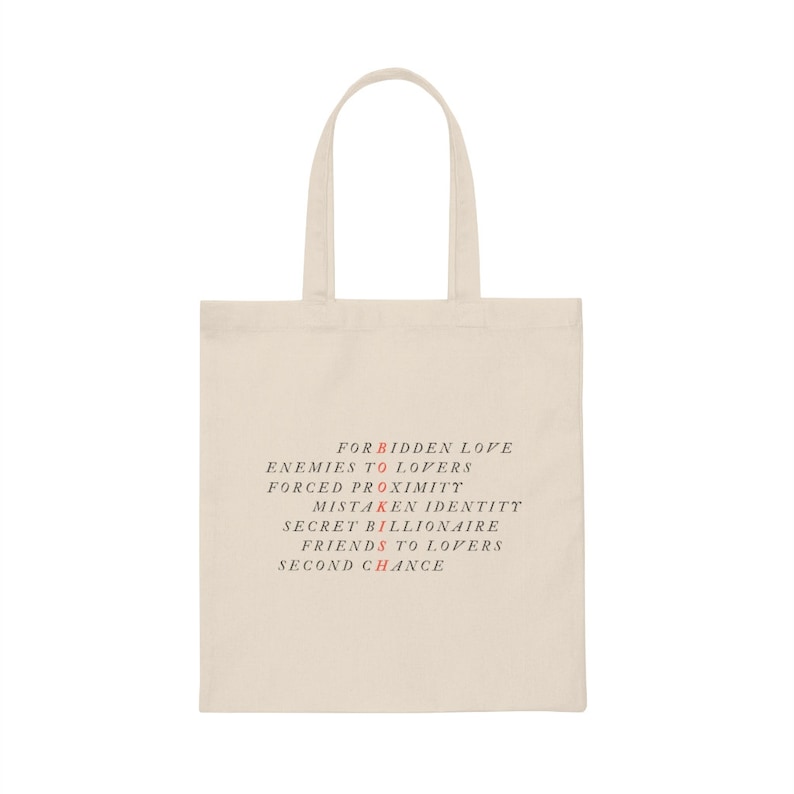 Romance Reader Bookish Tote Bag Booktok Literary Tote Romance - Etsy
