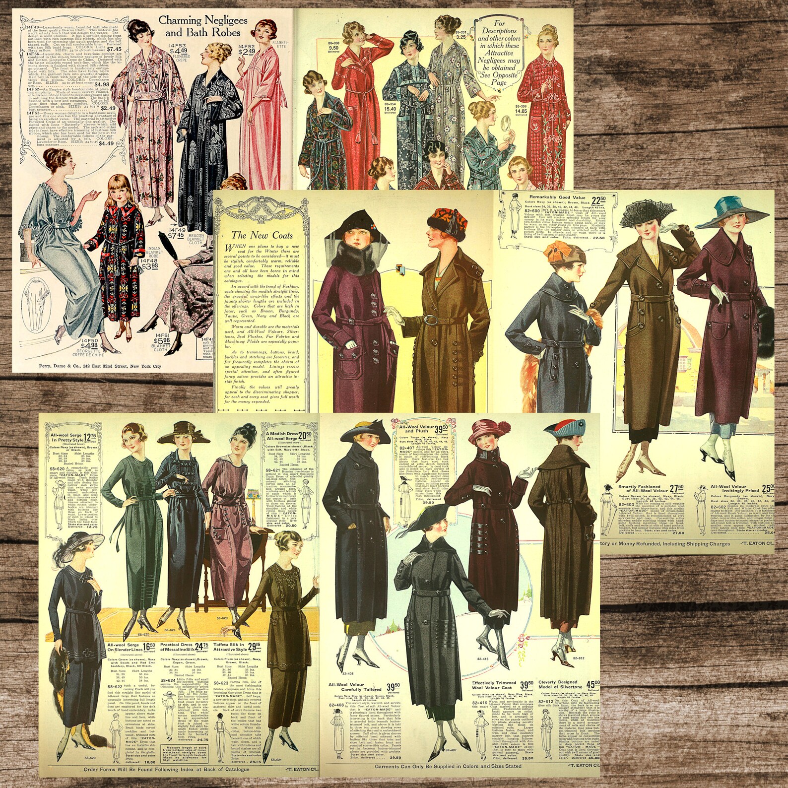 Vintage 1920s Fashion Junk Journal Kit, Decorative Papers, Scrapbook ...