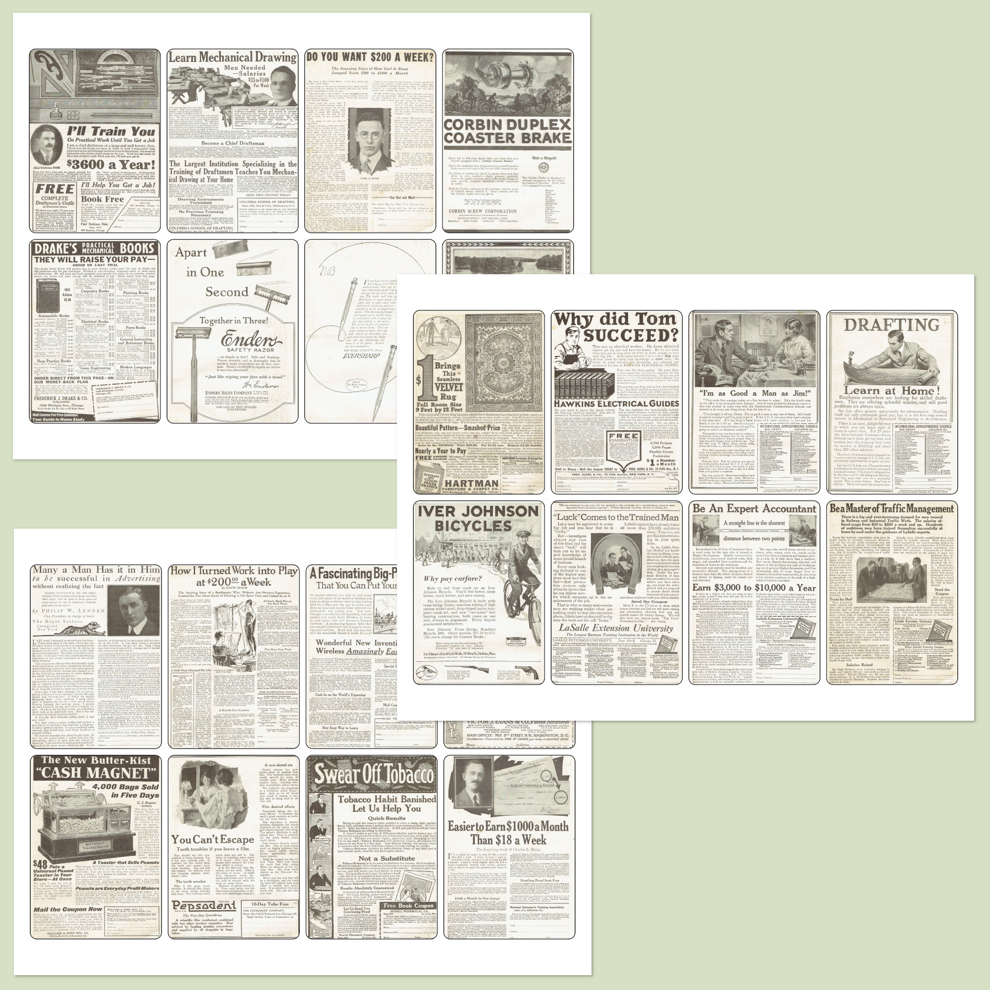 Masculine Ephemera, Old Magazine Ads, Antique Advertising, 1920s ...