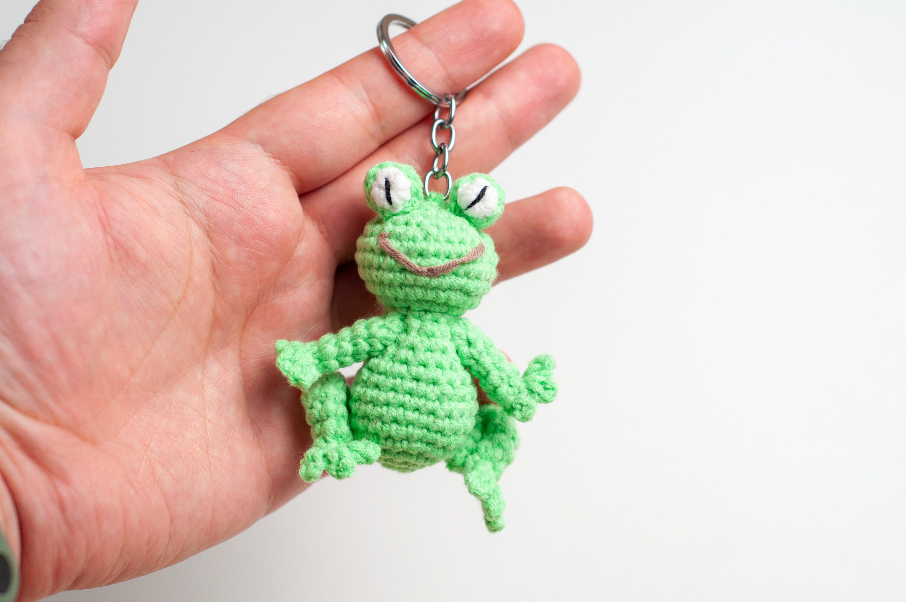 Frog Keychain Crochet Pattern. Frog Pattern. Toad Pattern. Amigurumi ...