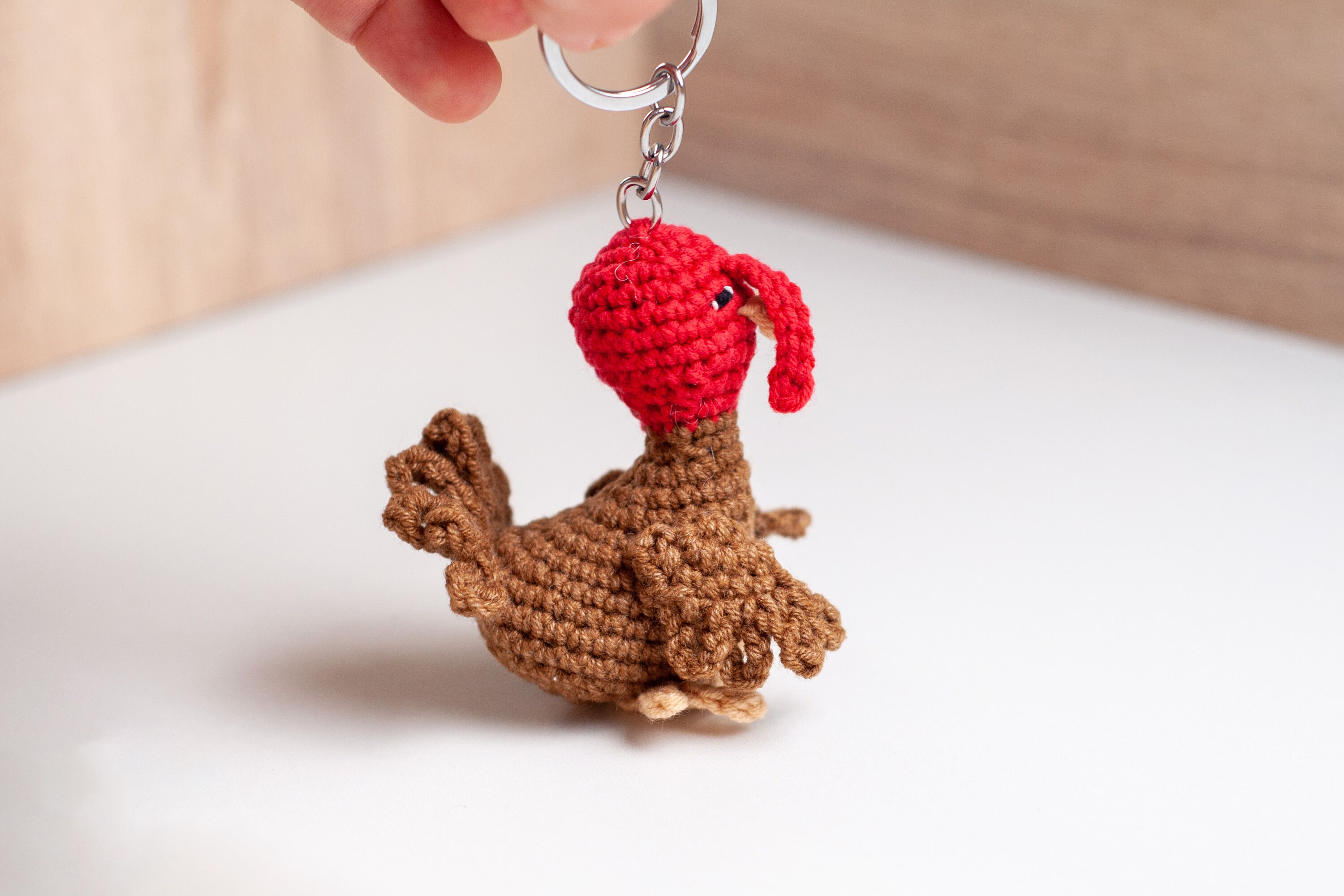Turkey Keychain Crochet Pattern. Thanksgiving Turkey Pattern. Bird ...
