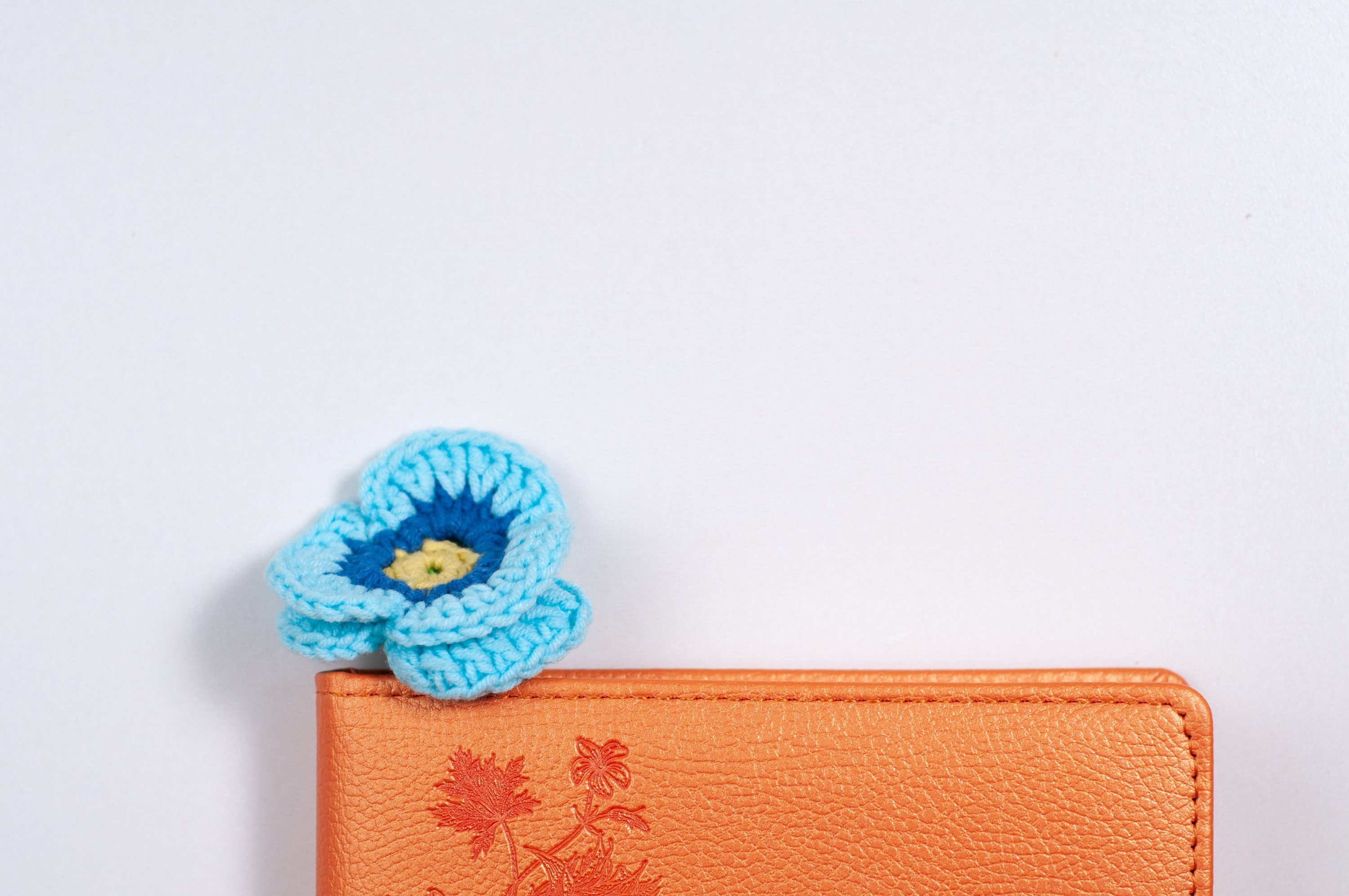 Pansy Bookmark Crochet Pattern. Crochet Flower Bookmark. Crochet Flower ...