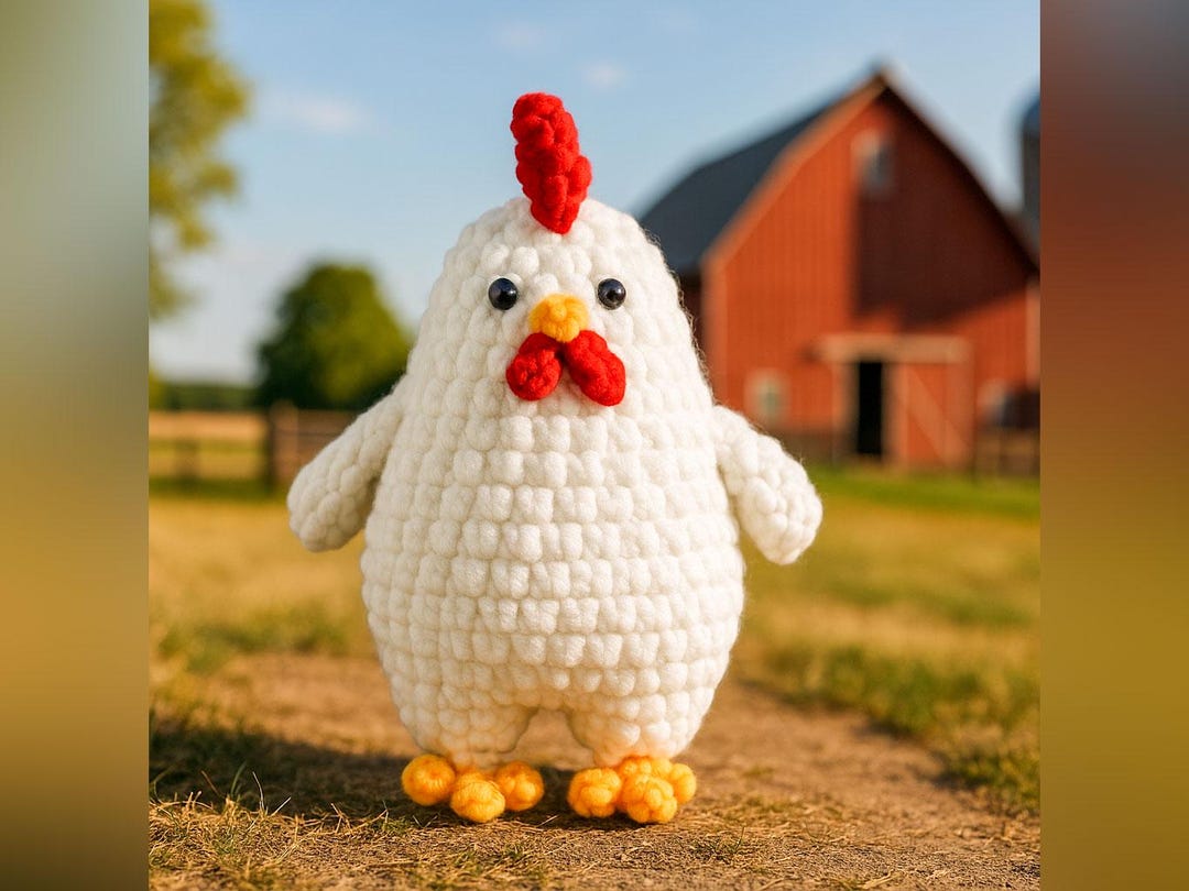 Rooster Crochet Pattern. Low Sew Crochet Pattern. Amigurumi Crochet ...