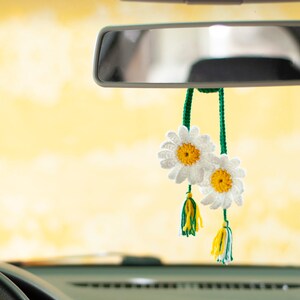 Crochet Pattern. Crochet Car Hanger. Crochet Car Hanging Accessories ...