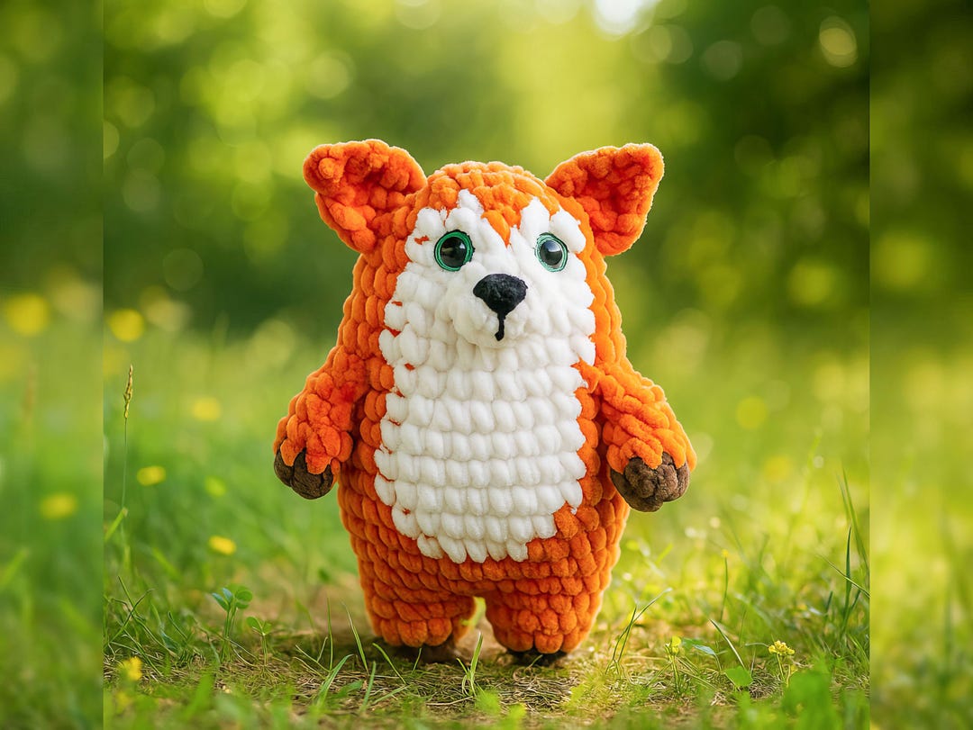 Red Fox Crochet Pattern. Low Sew Crochet Pattern. Amigurumi Crochet ...