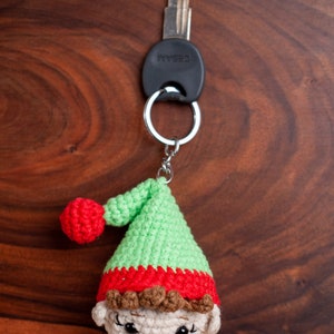 Elf Keychain Crochet Pattern. Crochet Christmas Ornament. Christmas Elf ...