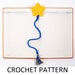 Star Bookmark Crochet Pattern. Star Pattern. Space Bookmark Pattern ...
