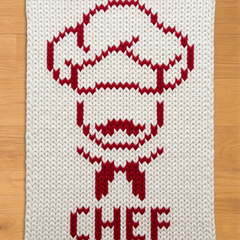Knitted Chef Pattern - Etsy