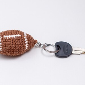 Football Keychain Crochet Pattern. Football Pattern. Sports Amigurumi ...
