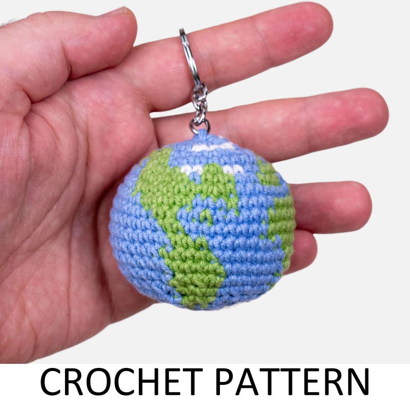 Crochet Earth Hacky Sack - Etsy