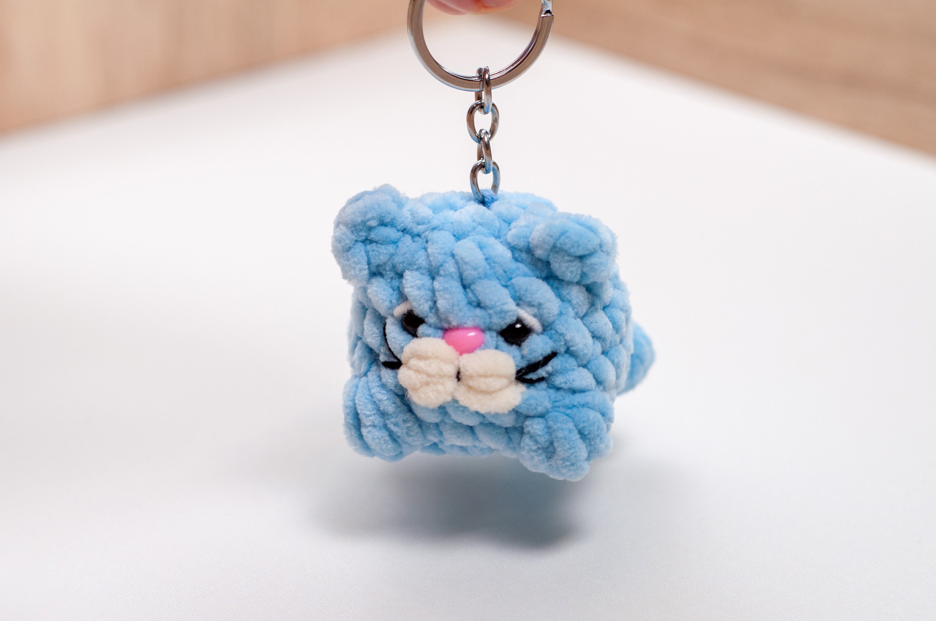 Cat Keychain Crochet Pattern. Cat Pattern. Amigurumi Keychain Plush ...