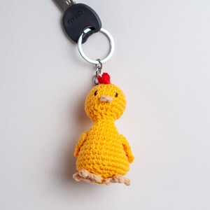 Chicken Keychain Crochet Pattern. Chicken Pattern. Bird Amigurumi ...