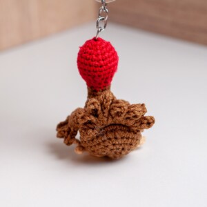 Turkey Keychain Crochet Pattern. Thanksgiving Turkey Pattern. Bird ...
