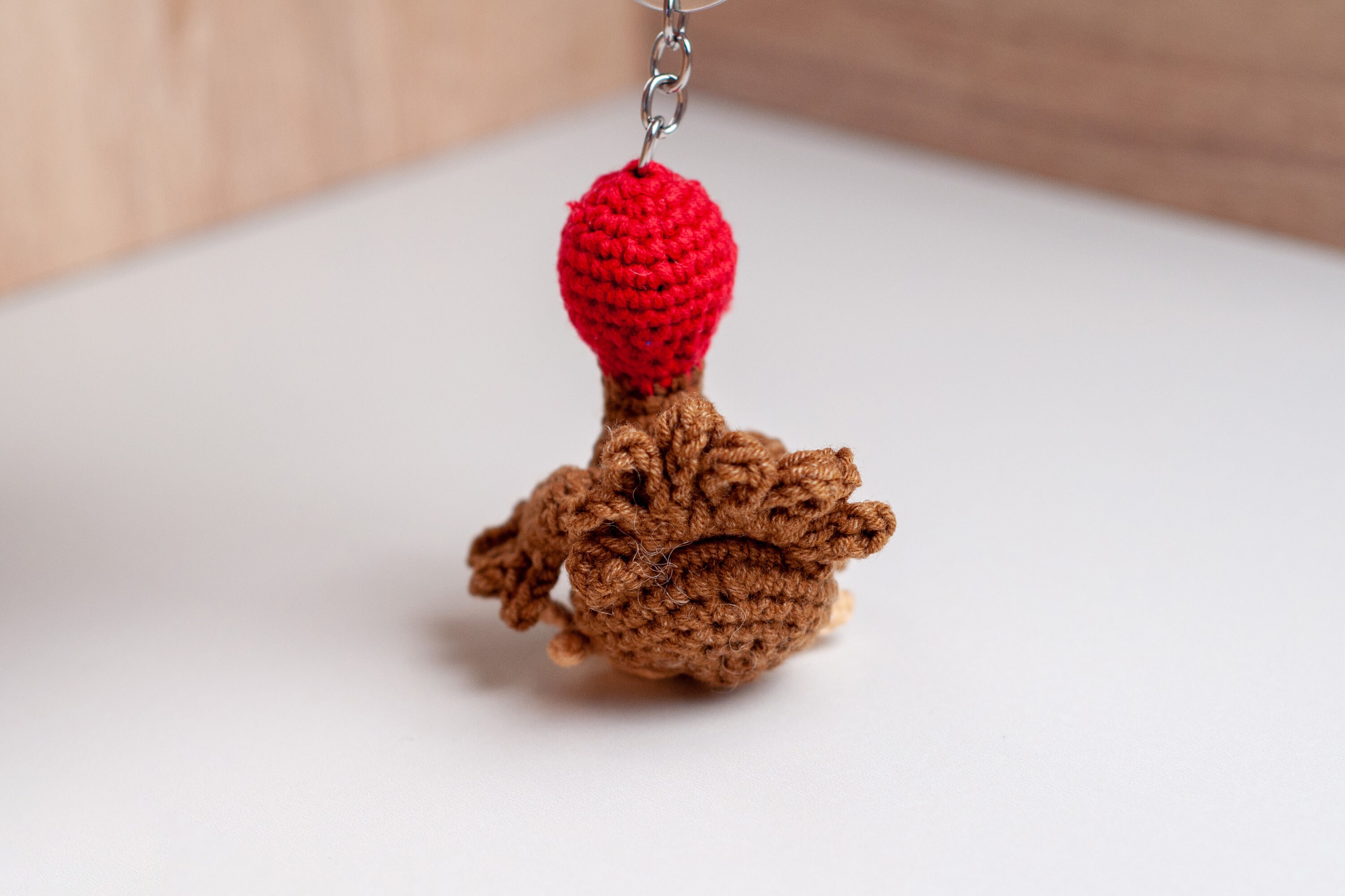 Turkey Keychain Crochet Pattern. Thanksgiving Turkey Pattern. Bird ...
