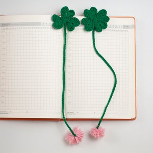 Lucky Clover Bookmark Crochet Pattern. St Patrick's Day Pattern ...
