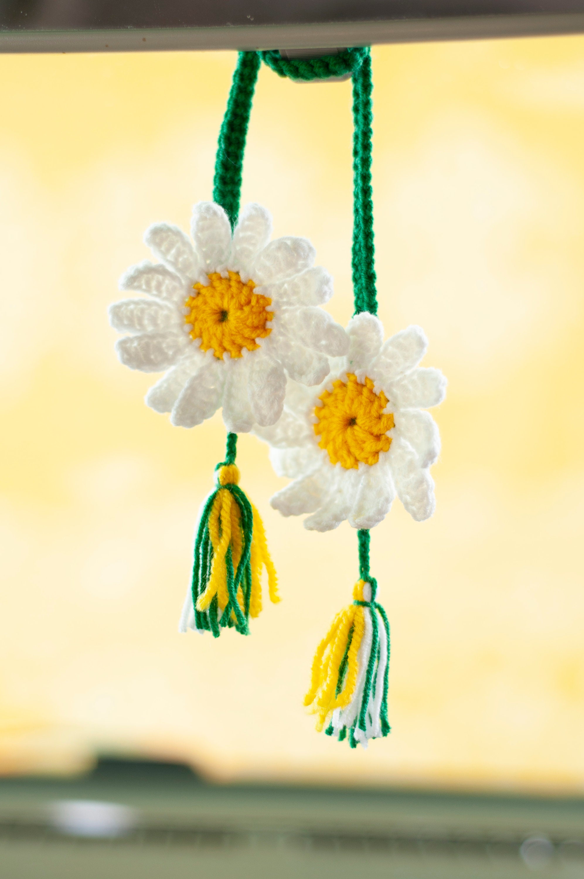 Crochet Pattern. Crochet Car Hanger. Crochet Car Hanging Accessories ...
