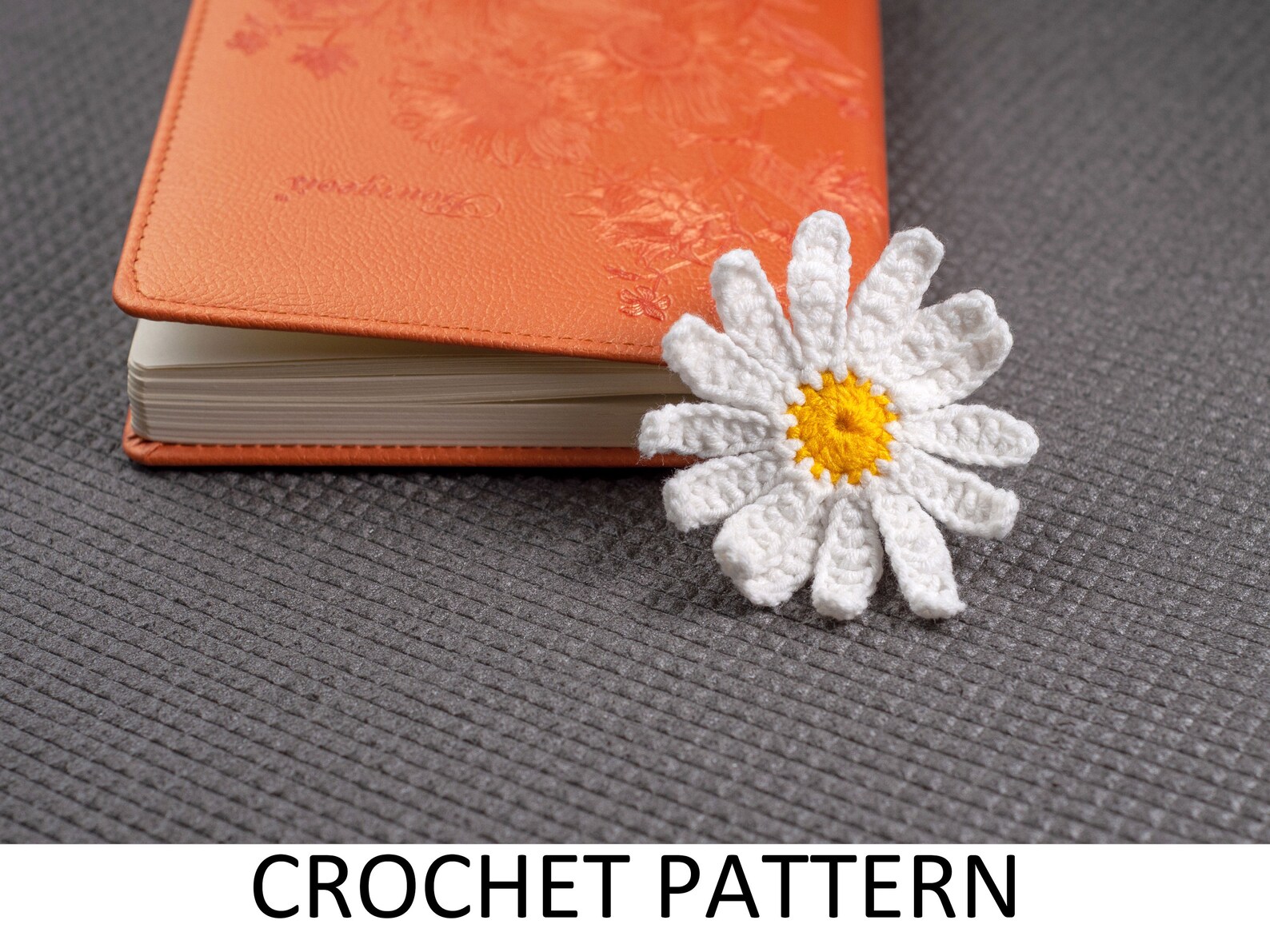 Daisy Crochet Bookmark Pattern. Crochet Flower Bookmark. Crochet Flower ...